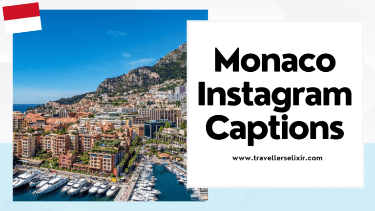 88 Monaco Captions For Instagram - Puns, Quotes & Short Captions