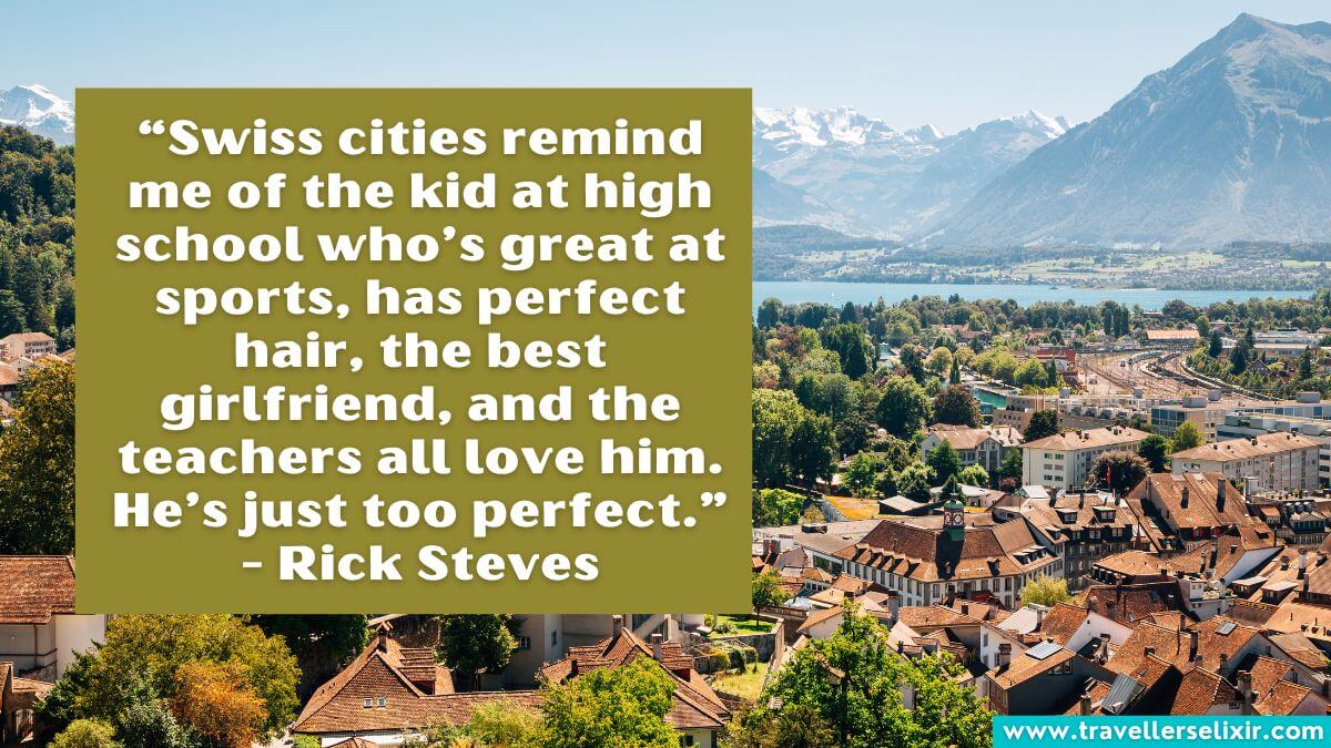 110+ Switzerland Captions For Instagram - Puns, Quotes & Short Captions