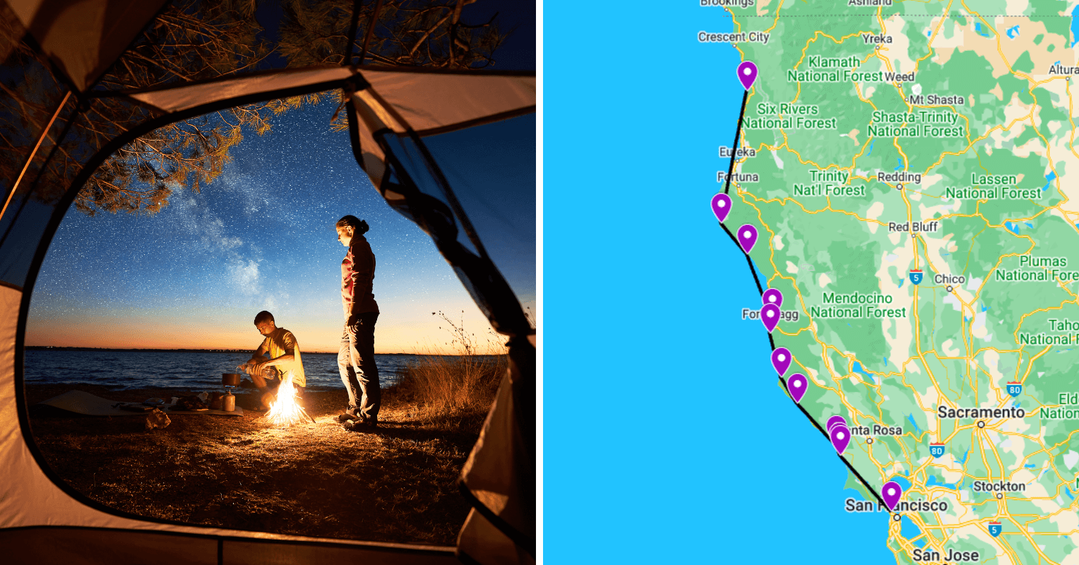 11 Best Places For BEACHFRONT CAMPING In NorCal 🏖