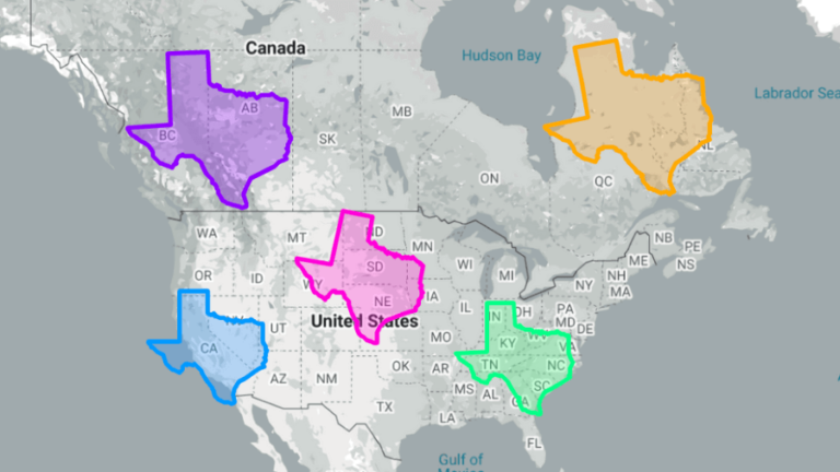 23 Amazing Maps That Show The True Size Of Texas