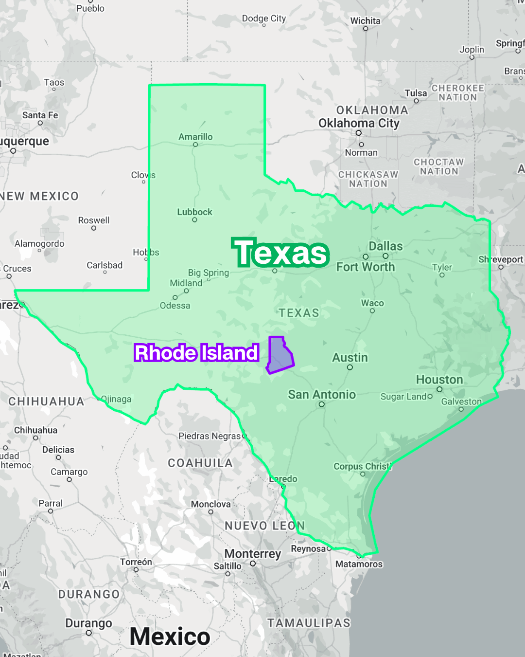 23 Amazing Maps That Show The True Size Of Texas
