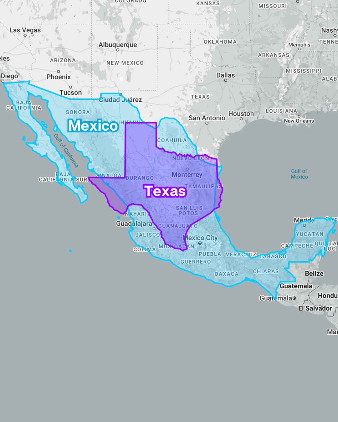 23 Amazing Maps That Show The True Size Of Texas