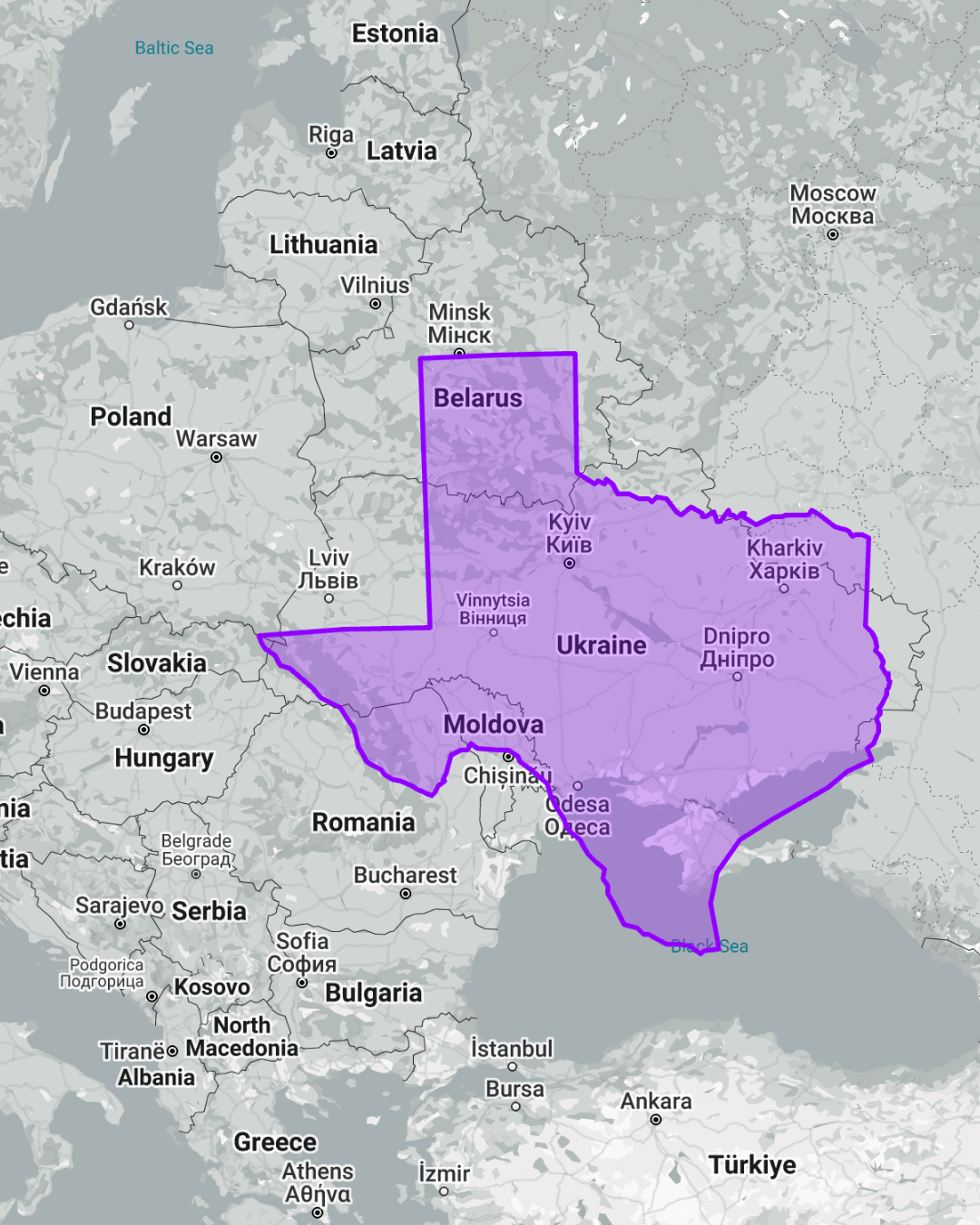 23 Amazing Maps That Show The True Size Of Texas