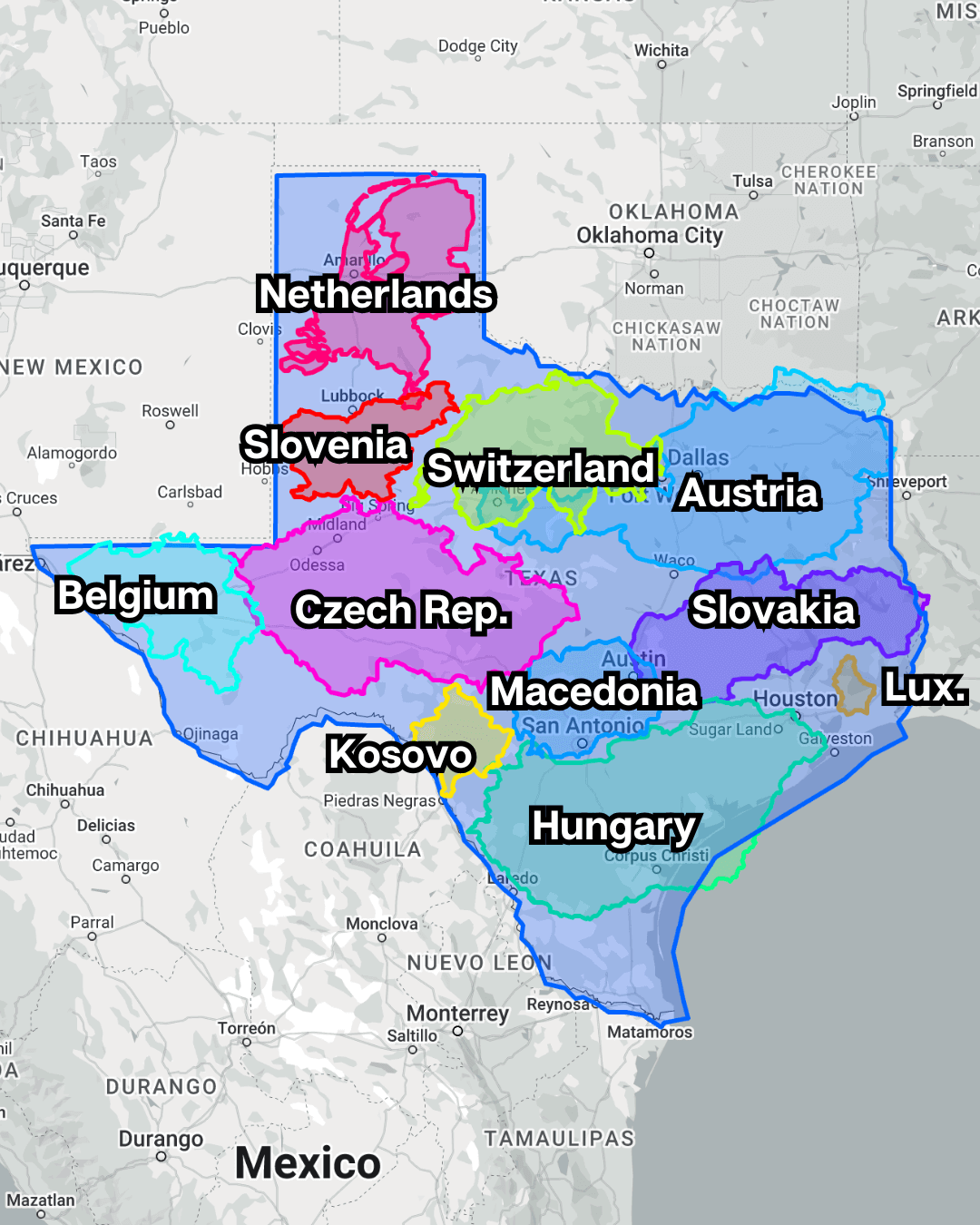 23 Amazing Maps That Show The True Size Of Texas
