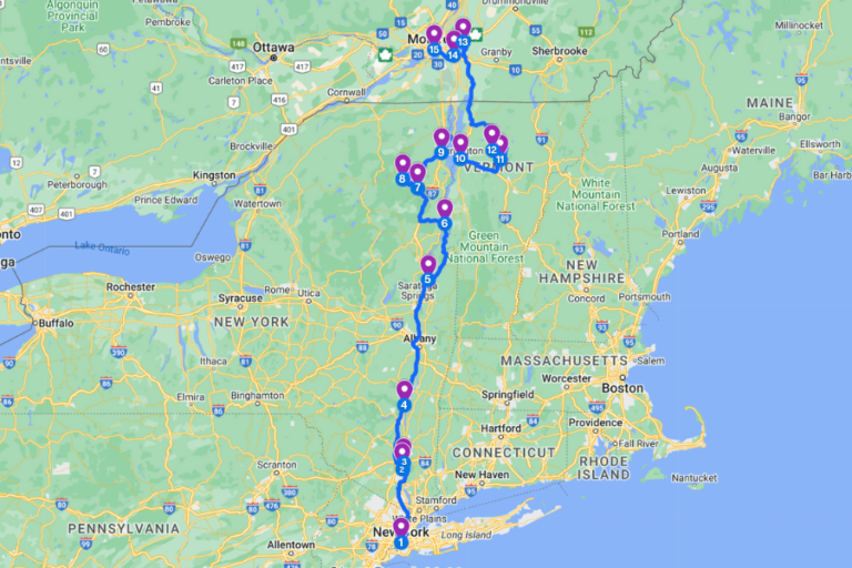 The Ultimate NYC to Montreal Road Trip Itinerary