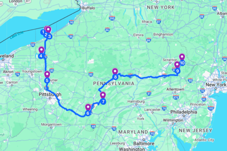 The Ultimate Pennsylvania Lighthouses & Lakes Road Trip