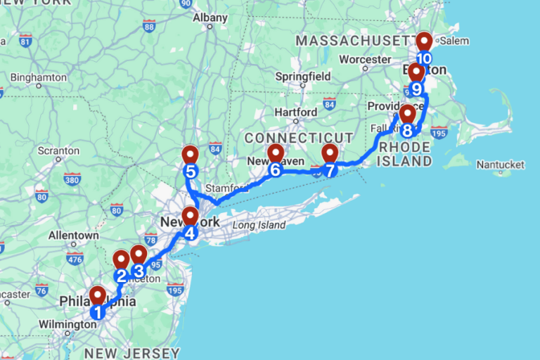 The Ultimate Philadelphia To Boston Road Trip Itinerary