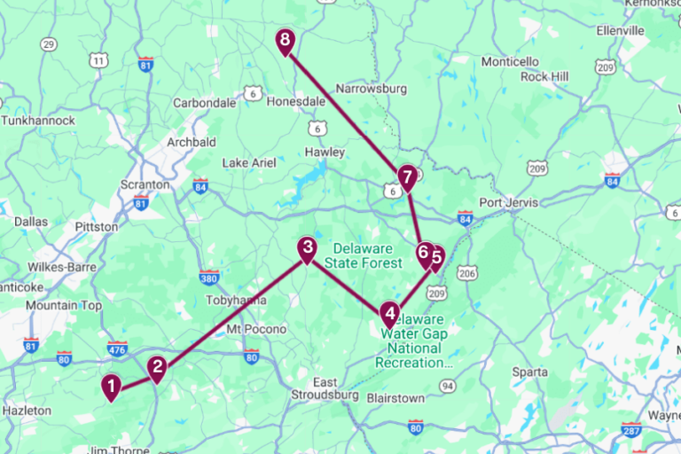 The Ultimate Pocono Mountains Waterfall Road Trip