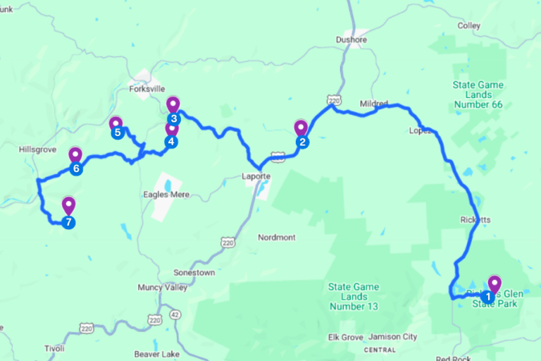 The Ultimate Endless Mountains Waterfall Road Trip