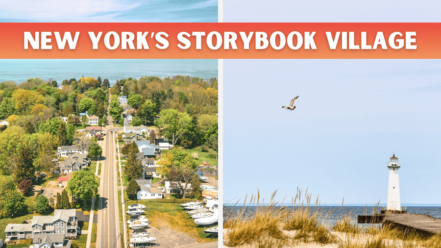 Visit This Scenic New York Village With a Storybook Lighthouse